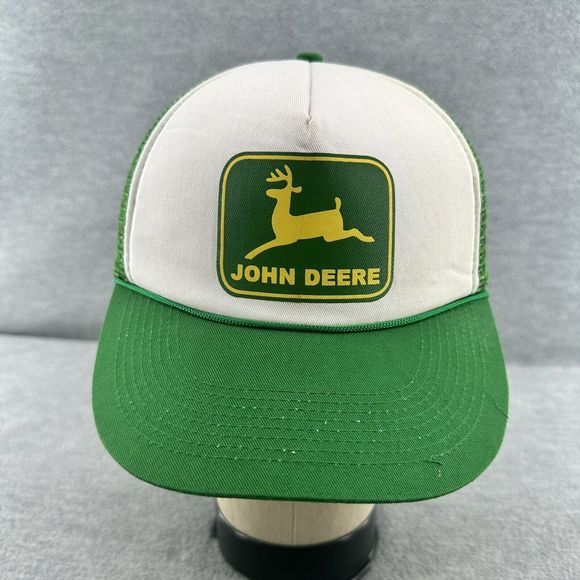 John Deere | Accessories | Vintage John Deere Nissun Trucker Hat Cap Snapback Mesh Mens Q | Poshmark
